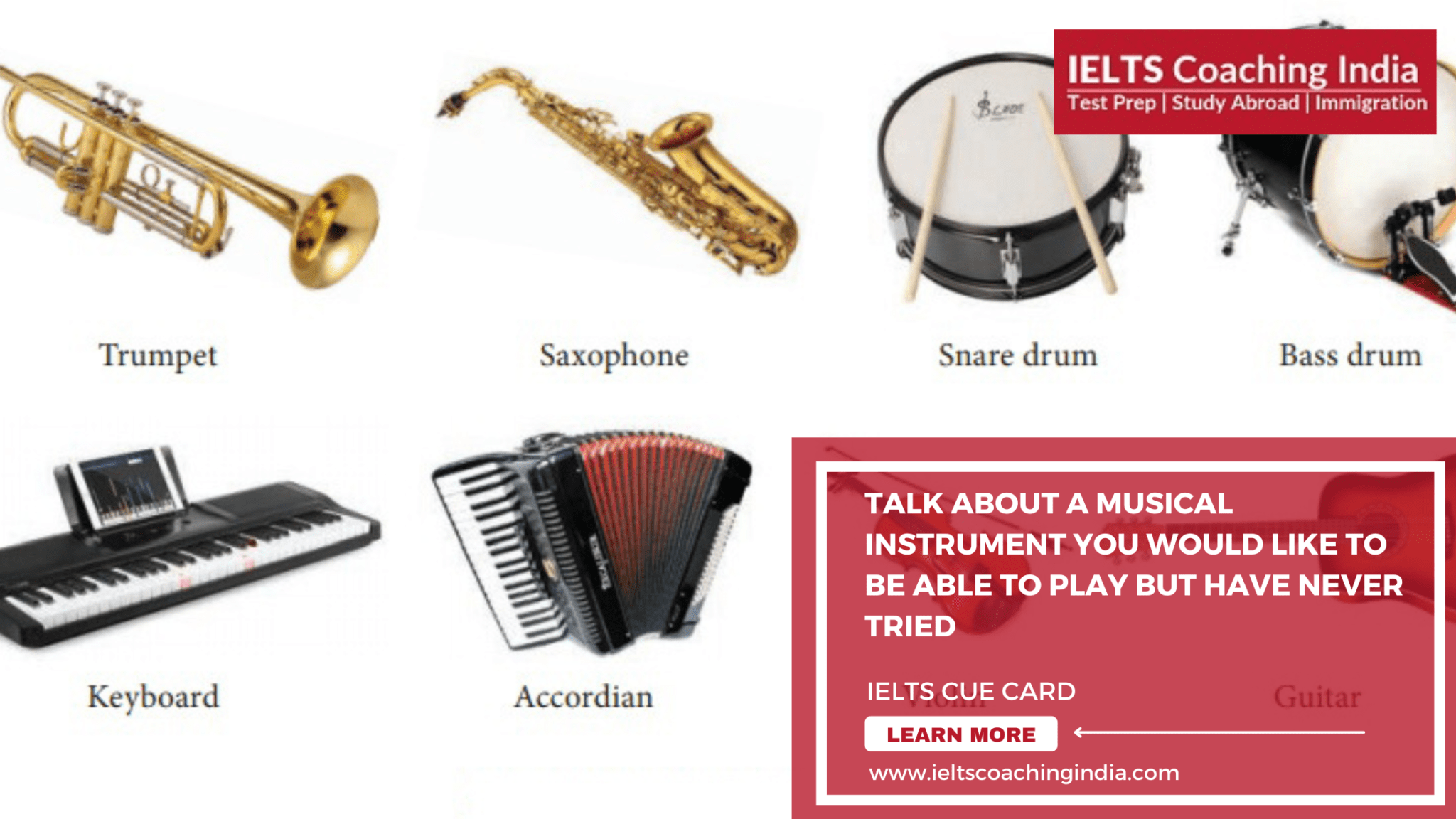 #145 Talk about a musical instrument you would like to be able to play ...